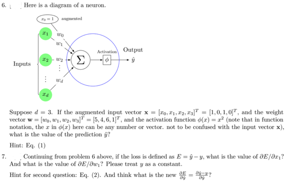 Solved A neuron (also called a perceptron) connects its | Chegg.com