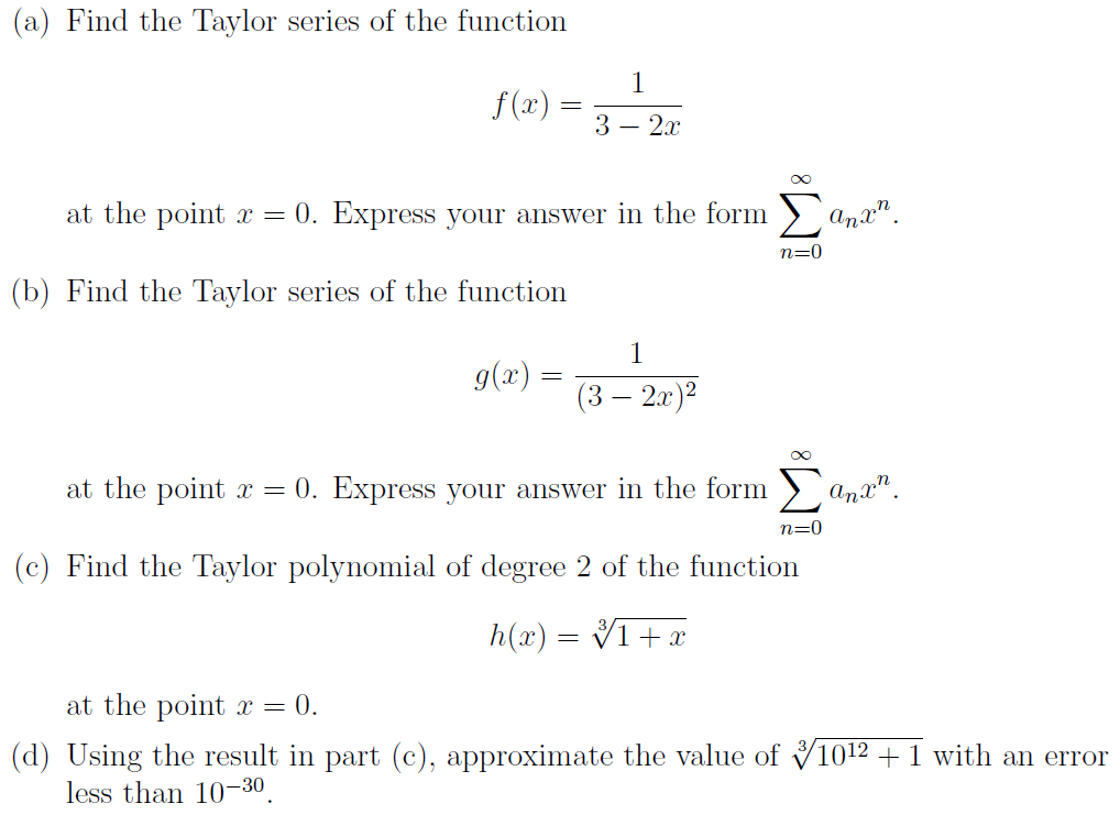Solved please solve b, c, d, with clear steps/neat | Chegg.com