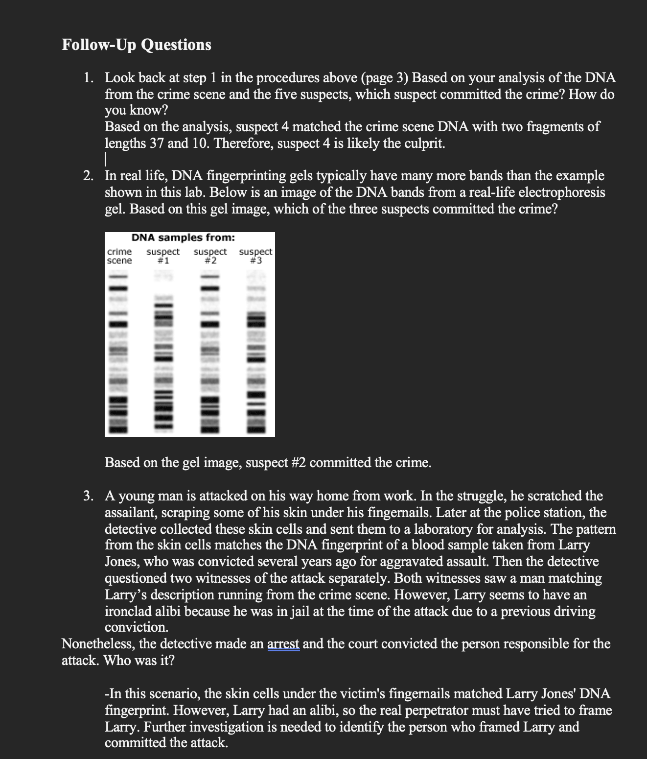 Solved HELP I answered these questions but not sure if they | Chegg.com