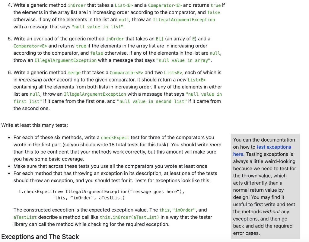 Solved The Comparator interface in Java describes | Chegg.com
