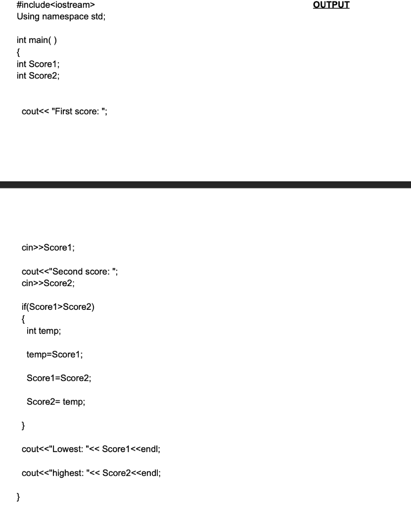 Solved Examine the following code closely, and tell me what | Chegg.com