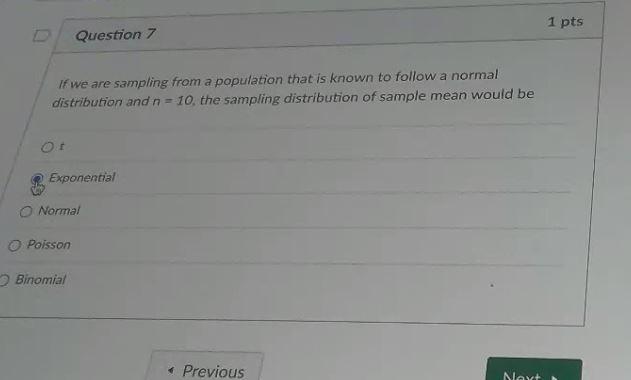 Solved If we are sampling from a population that is known to | Chegg.com
