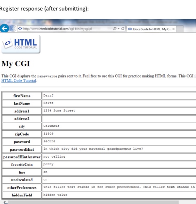 Solved Register Name and Address First name: Last name: | Chegg.com
