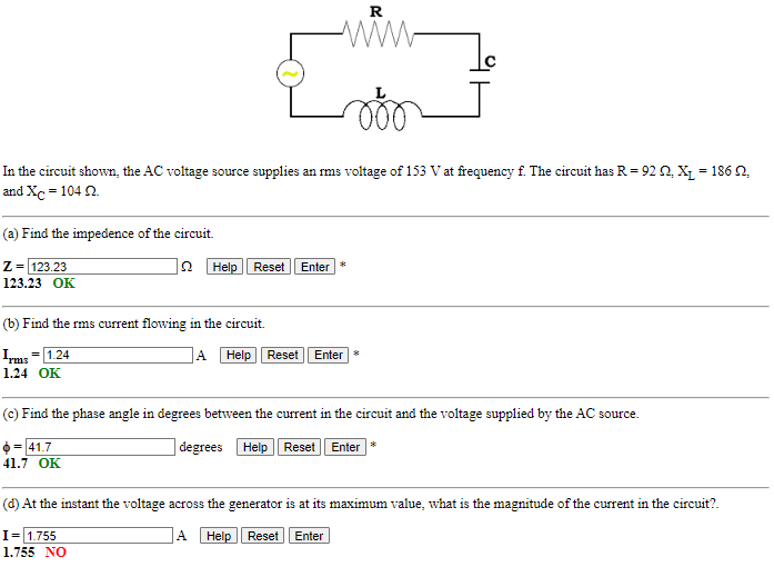 Solved I just need part d, it is not 1.755, You cannot use | Chegg.com