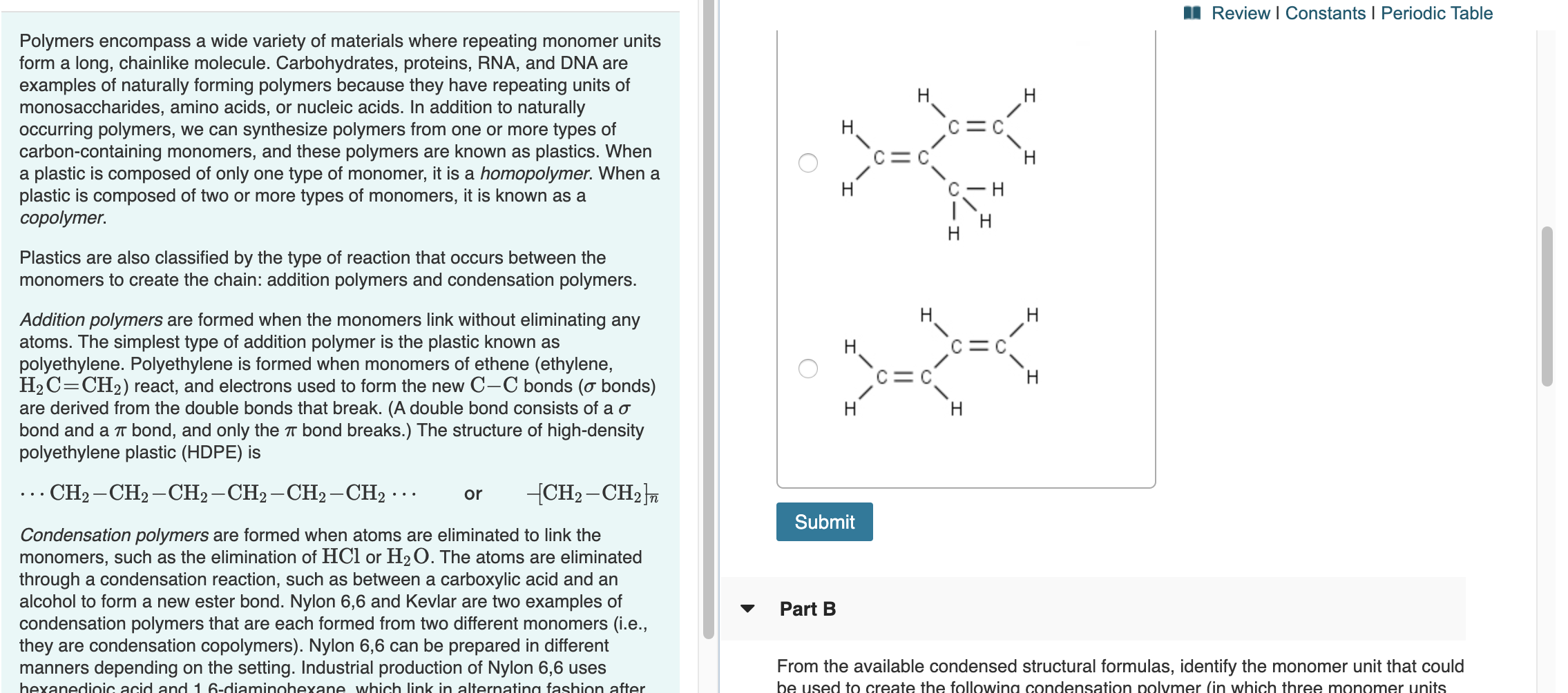 Solved M Review | Constants | Periodic Table Identify the | Chegg.com