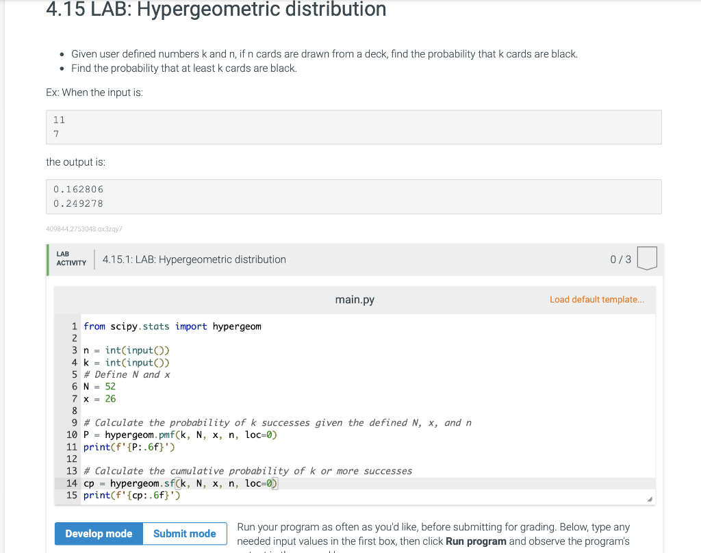 Solved - Given user defined numbers k and n, if n cards are | Chegg.com