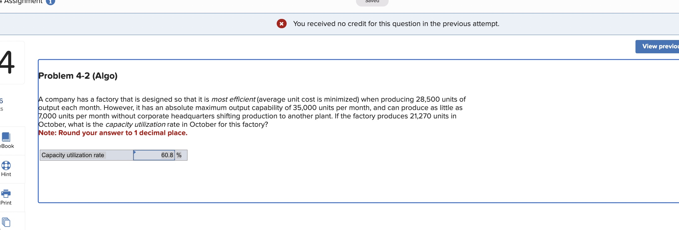 Solved Problem 4-2 (Algo)A company has a factory that is | Chegg.com