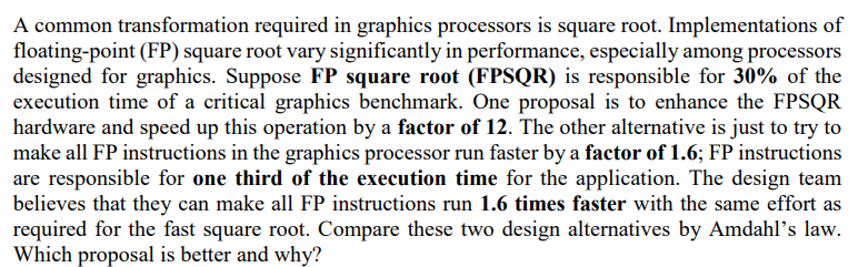 Solved A common transformation required in graphics | Chegg.com