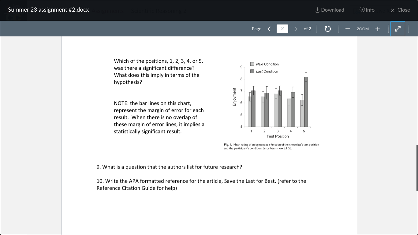 Solved For this second assignment, you are to read a short | Chegg.com