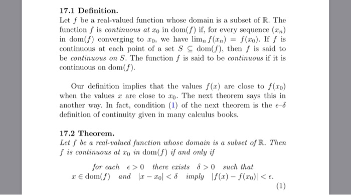 Solved 17.10 Prove the following functions are discontinuous | Chegg.com