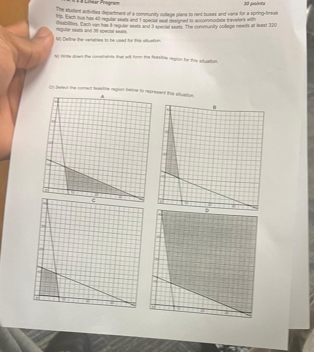 Solved 30 points The studert activites degartment of a | Chegg.com