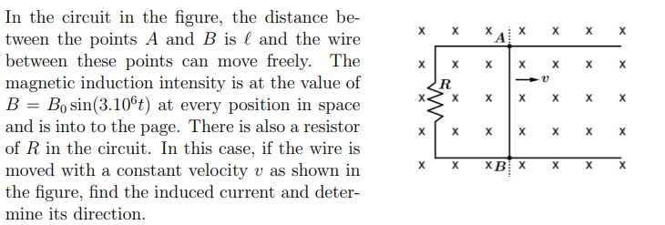 Solved In the circuit in the figure, the distance between | Chegg.com