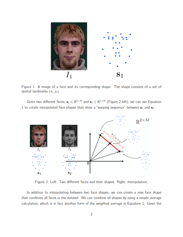 Solved Assignment: Face Shape Interpolation CSE 4280/5280 | Chegg.com