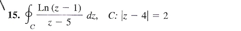 Solved CONTOUR INTEGRATION Cauchy's integral formula (and | Chegg.com