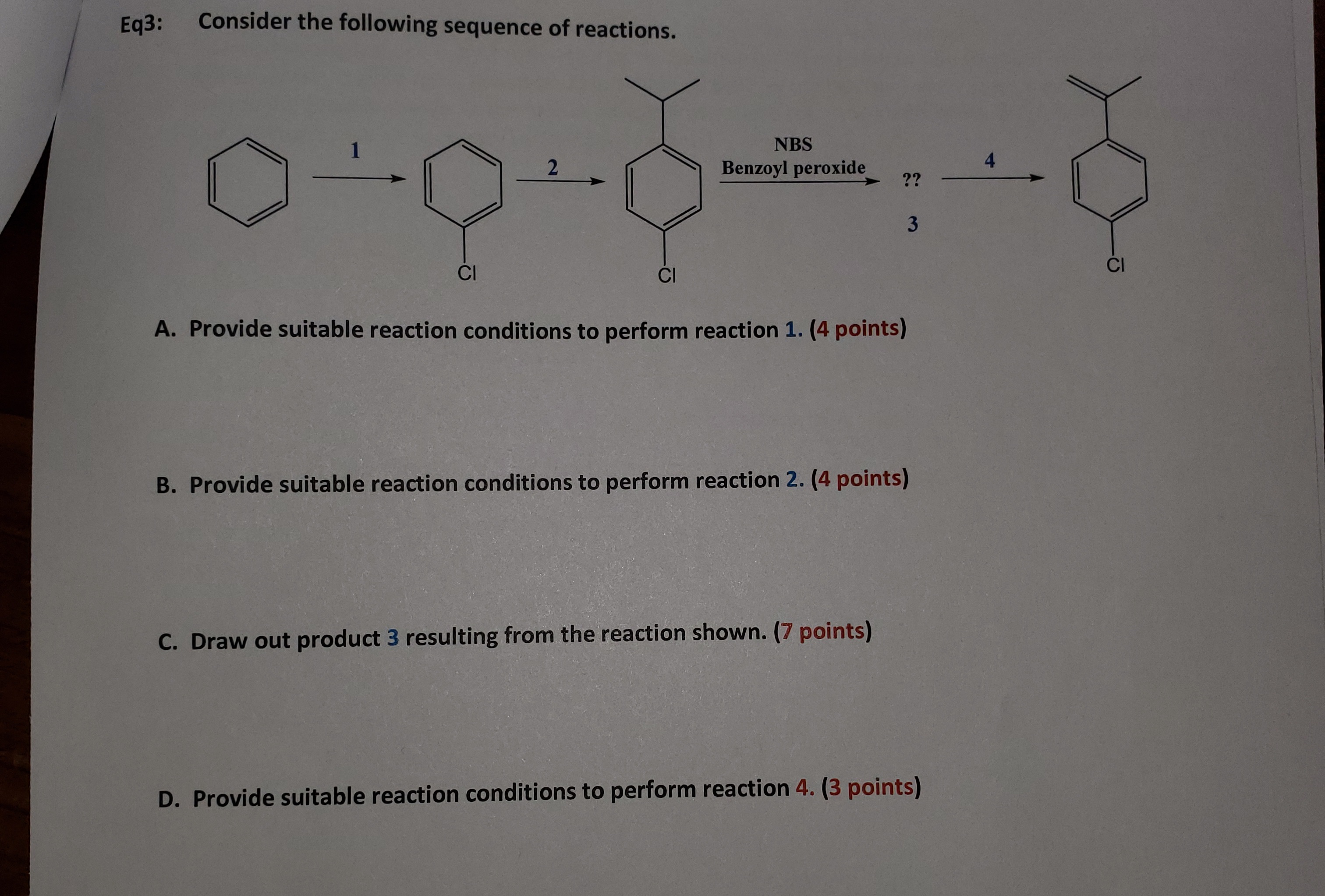Solved Eq3: Consider the following sequence of reactions. A. | Chegg.com Solved Eq3: Consider the following sequence of reactions. A. | Chegg.com