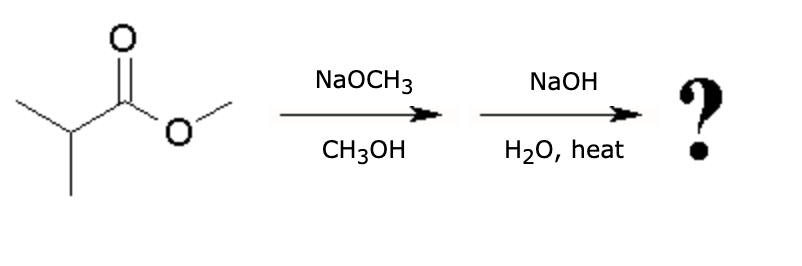 Solved NaoCH3 NaOH CH3OH H20, heat NaoCH2CH3 CH3CH2OH H20, | Chegg.com