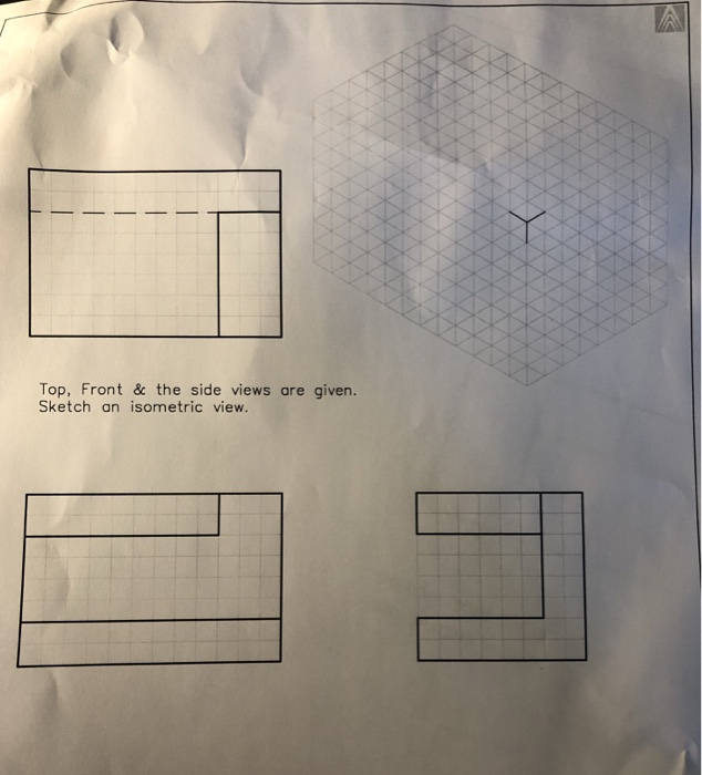 Solved please help sketch isometric view for these 2 pages. | Chegg.com Solved please help sketch isometric view for these 2 pages. | Chegg.com
