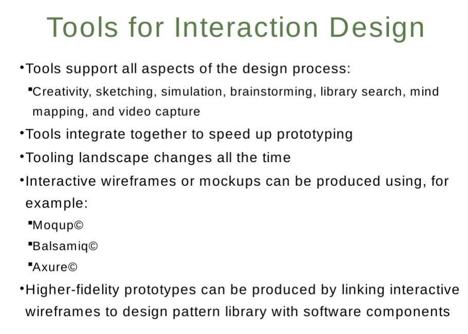 Solved User Design Assignment - Interaction Design in | Chegg.com