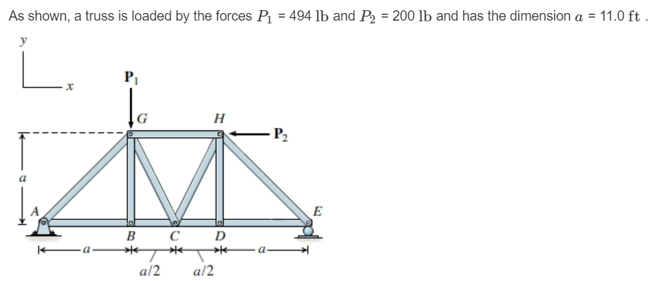 Solved Determine FCG and FGH, the magnitudes of the forces | Chegg.com