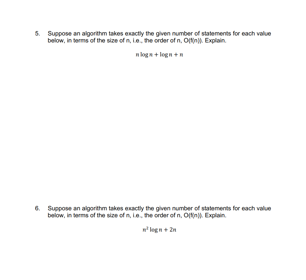 Solved Big O Notation Checking Your Understanding Objective: | Chegg.com