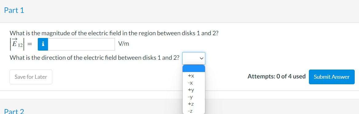 Solved Three charged metal disks are arranged as shown | Chegg.com