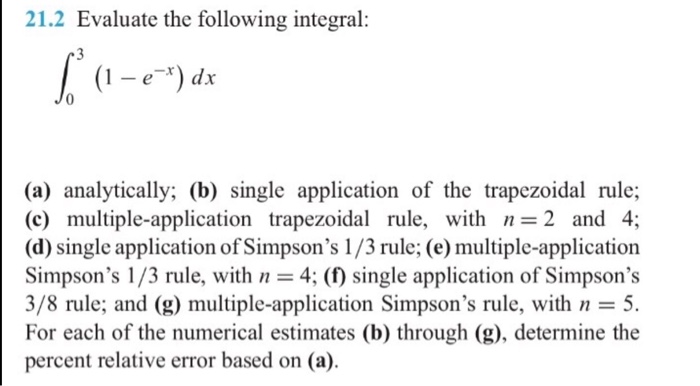 Solved Implement the multiple application trapezoid rule as | Chegg.com