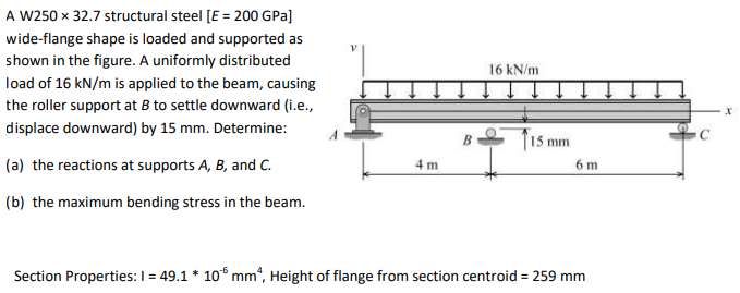 Solved A W12X58 Structural Steel Beam Is Simply Supported, 49% OFF