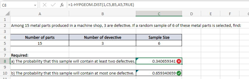 Solved Only Need A ﻿with Excel Formula