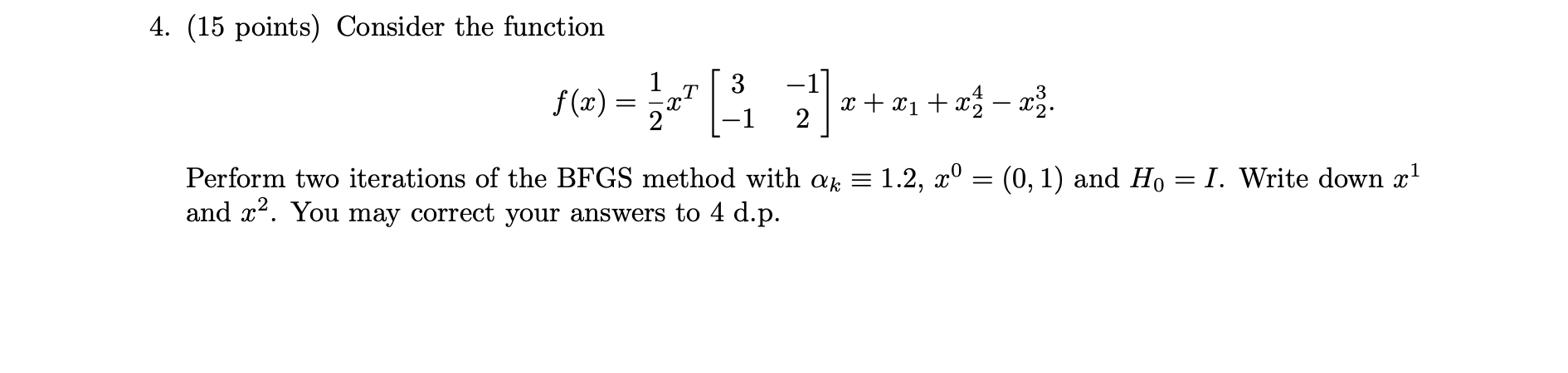 Solved (15 points) Consider the | Chegg.com Solved (15 points) Consider the | Chegg.com