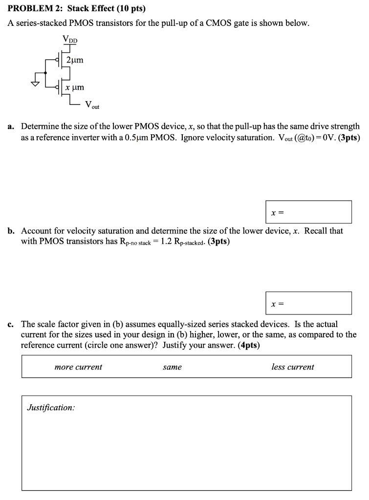 PROBLEM 2: Stack Effect (10 pts) A series-stacked | Chegg.com