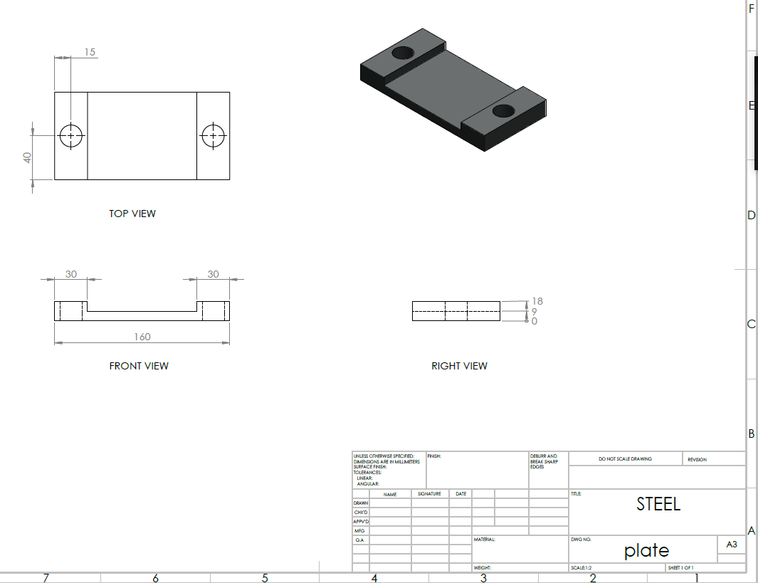 Solved Assignment 9 Draw an assembly drawing of the clamp as | Chegg.com
