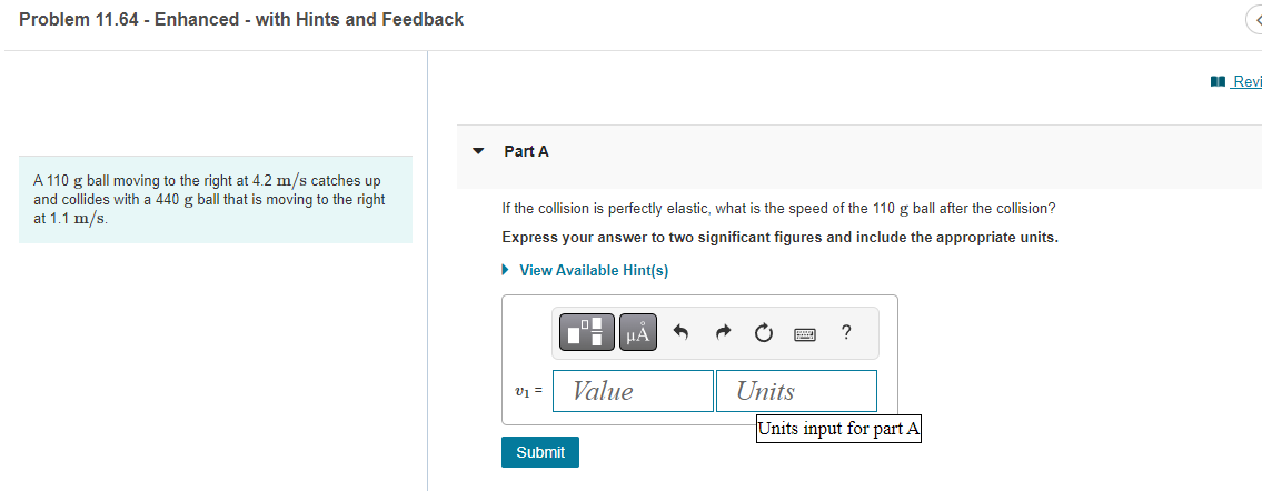 Solved Problem 11.64 - Enhanced - with Hints and Feedback | Chegg.com