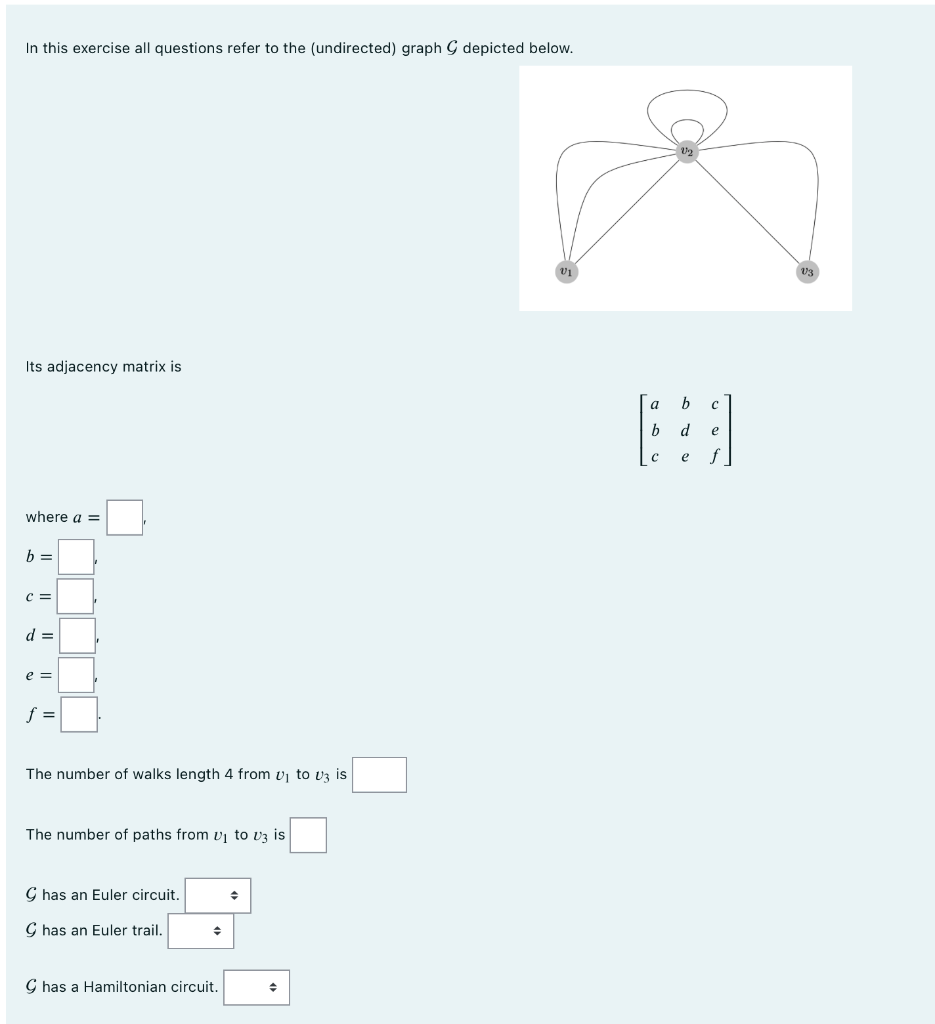 Solved In this exercise all questions refer to the | Chegg.com