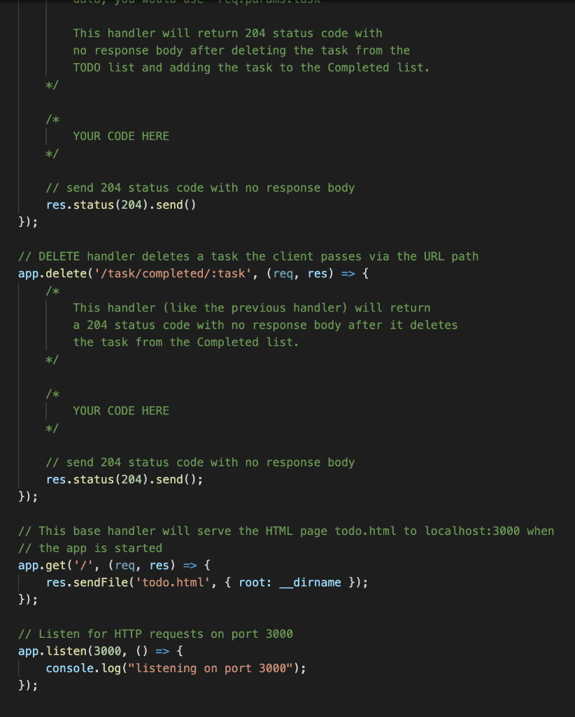 Your task is to look at the codebase and make the new | Chegg.com