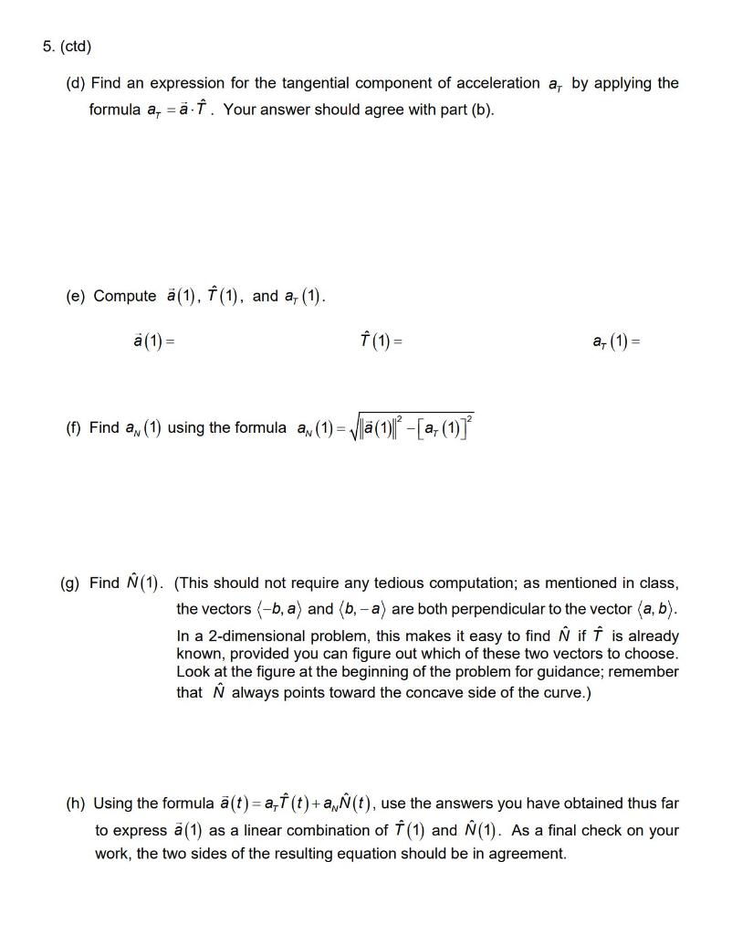 Solved 5. Consider an object moving in two dimensions whose | Chegg.com