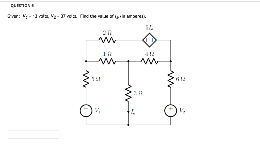 Solved Given: V1=18 volts, R1=1/5ohm,R2=1/6ohm,R3=1/2ohm, | Chegg.com