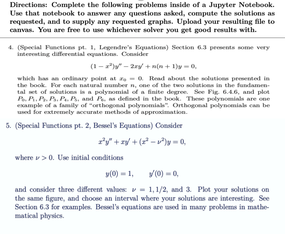 Solved Directions: Complete the following problems inside of | Chegg.com