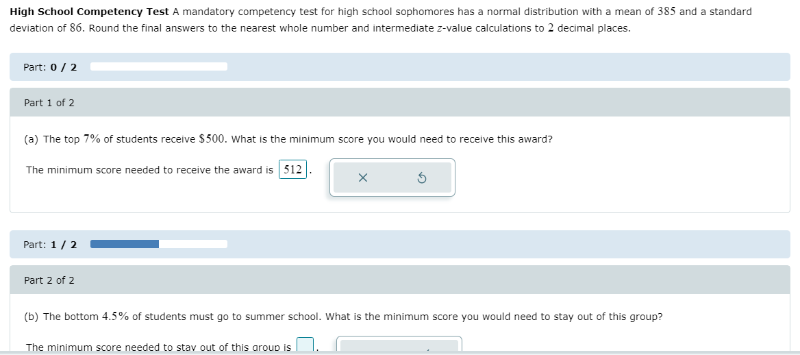Solved High School Competency Test A mandatory competency | Chegg.com