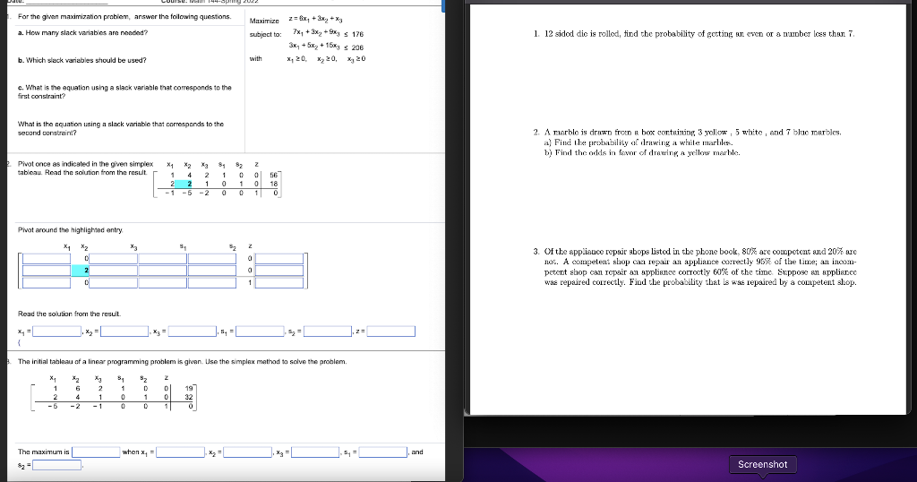 Solved op Maximize For the given maximization problem, | Chegg.com