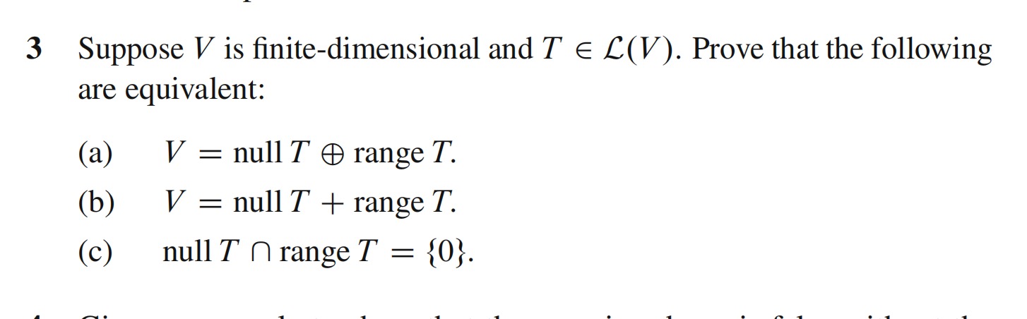 Solved Suppose V is finite-dimensional and T∈L(V). Prove | Chegg.com