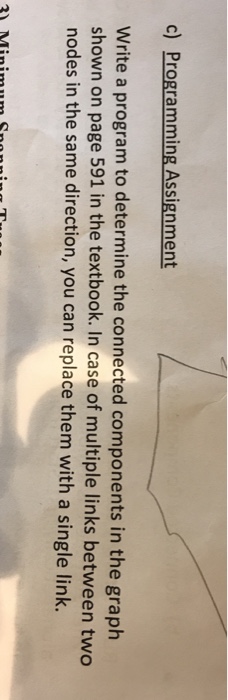 Solved c) Programming Assignment write a program to | Chegg.com