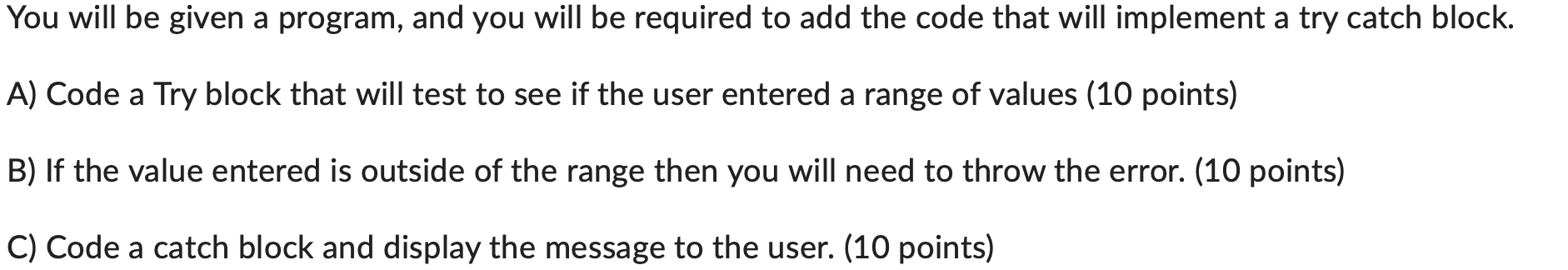 Solved You will be given a program, and you will be required | Chegg.com