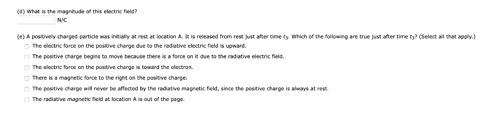 Solved An Accelerated Electron An Electron Is Initially At