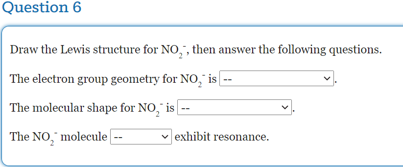 Solved 6a) linear, bent or angular, trigonal | Chegg.com