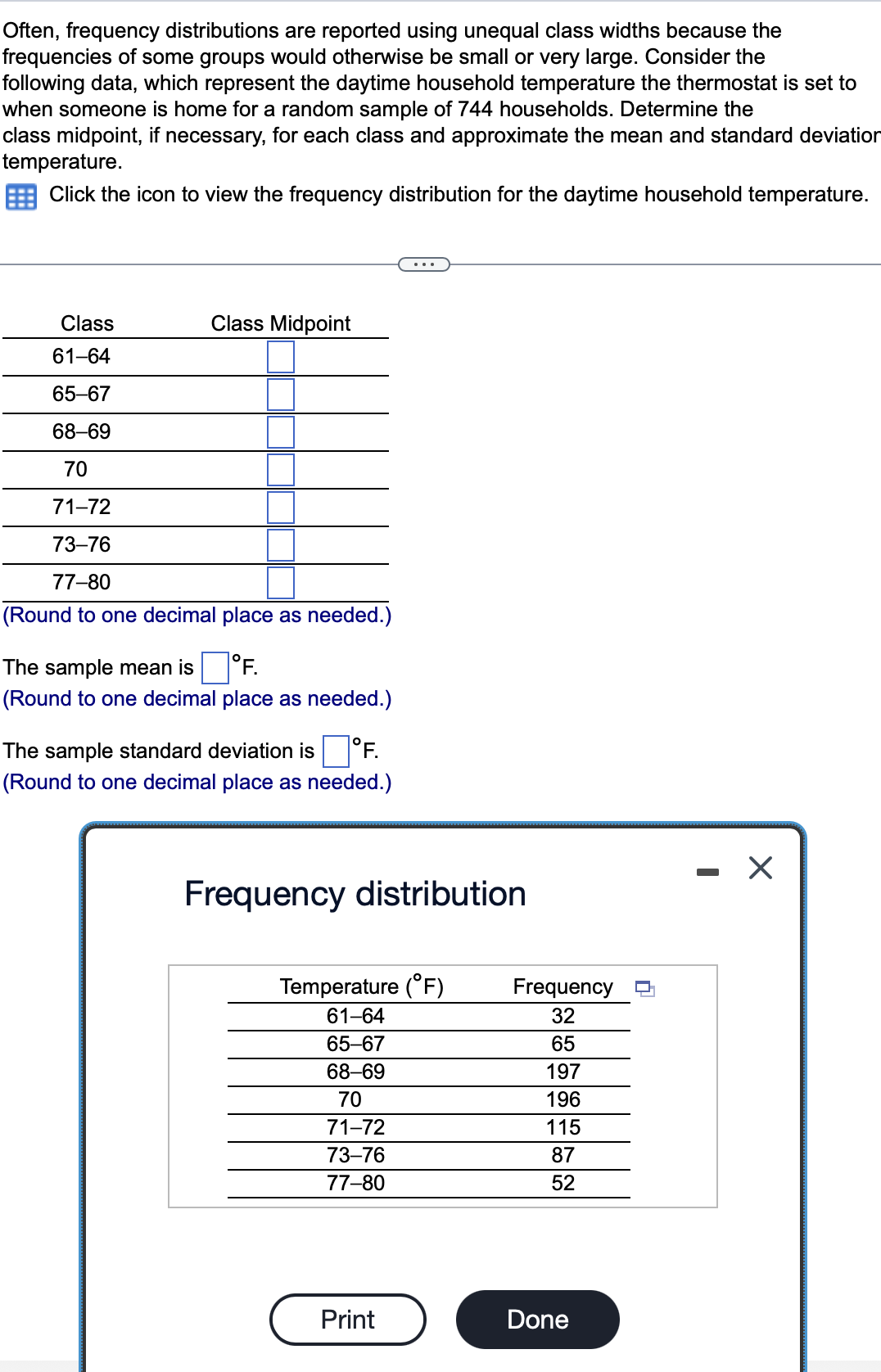 Solved Often, frequency distributions are reported using | Chegg.com