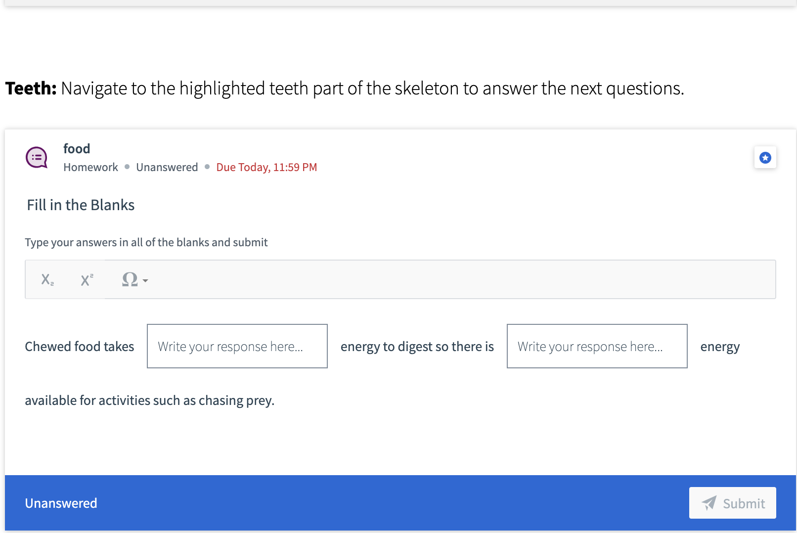 Solved Teeth: Navigate to the highlighted teeth part of the | Chegg.com