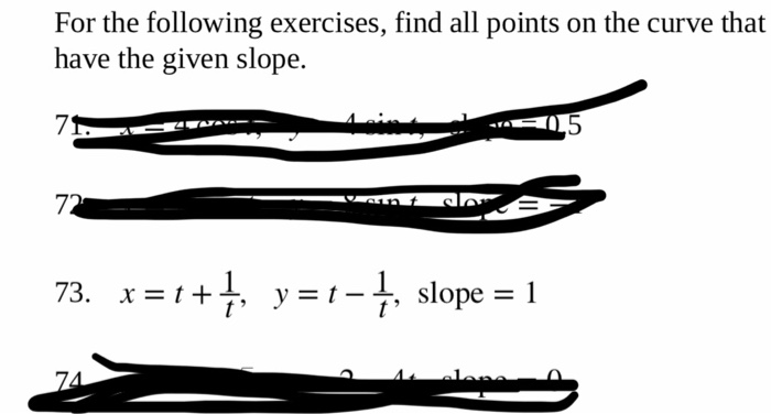 Solved For the following exercises, find all points on the | Chegg.com