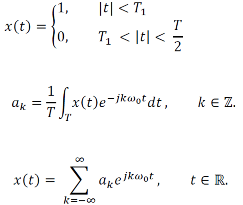 Solved Find the Fourier series coefficients of a rectangular | Chegg.com