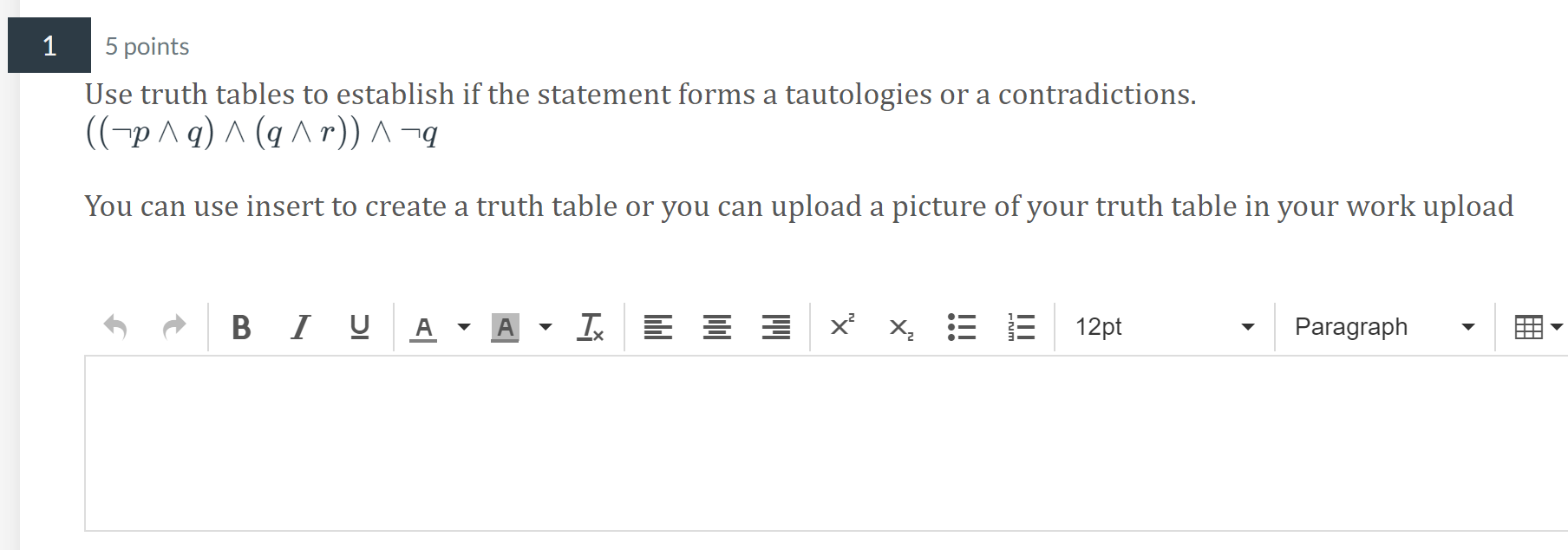 Solved Use truth tables to establish if the statement forms | Chegg.com