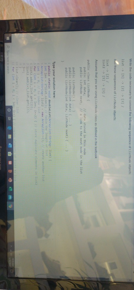 Solved Write the code necessary to convert the following | Chegg.com